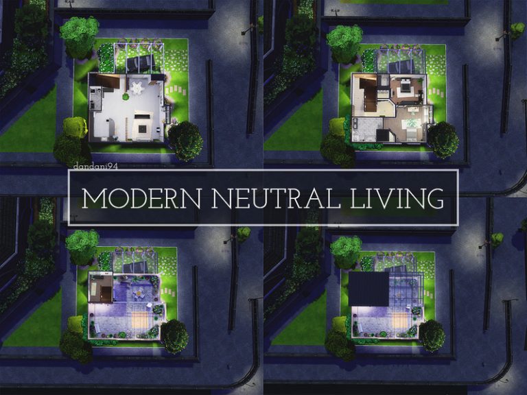 Modern Neutral Living - The Sims 4 Catalog