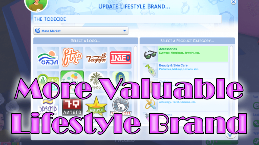 More Valuable Lifestyle Brand - The Sims 4 Catalog