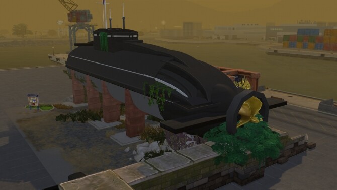 Nautilus submarine by PinkCherub - The Sims 4 Catalog