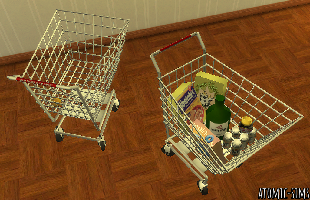 Spiffysims Yggdrasil Shopping Trolley conversion - The Sims 4 Catalog