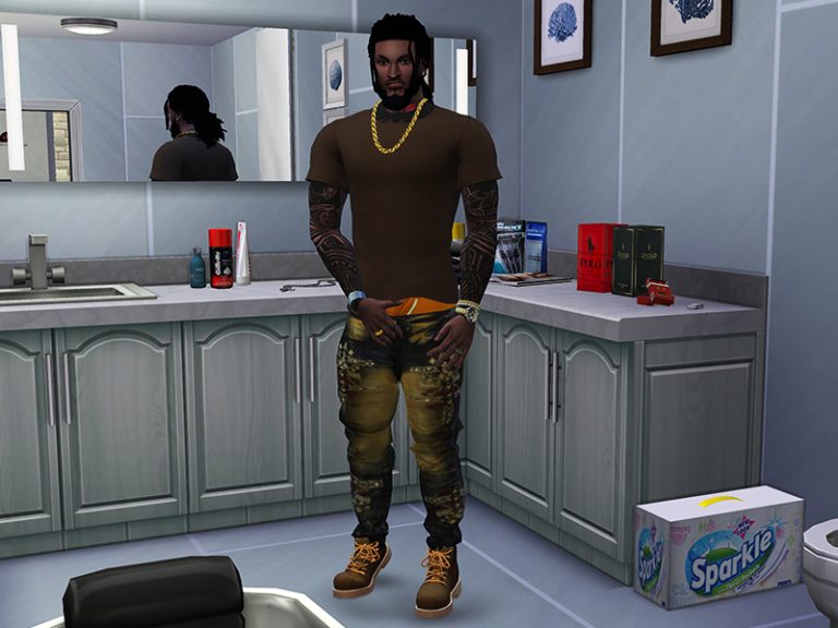 Saggy Jeans Recolor - The Sims 4 Catalog