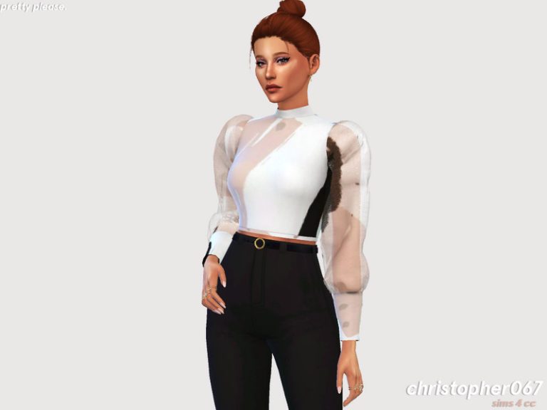 Pretty Please Top / Christopher067 - The Sims 4 Catalog