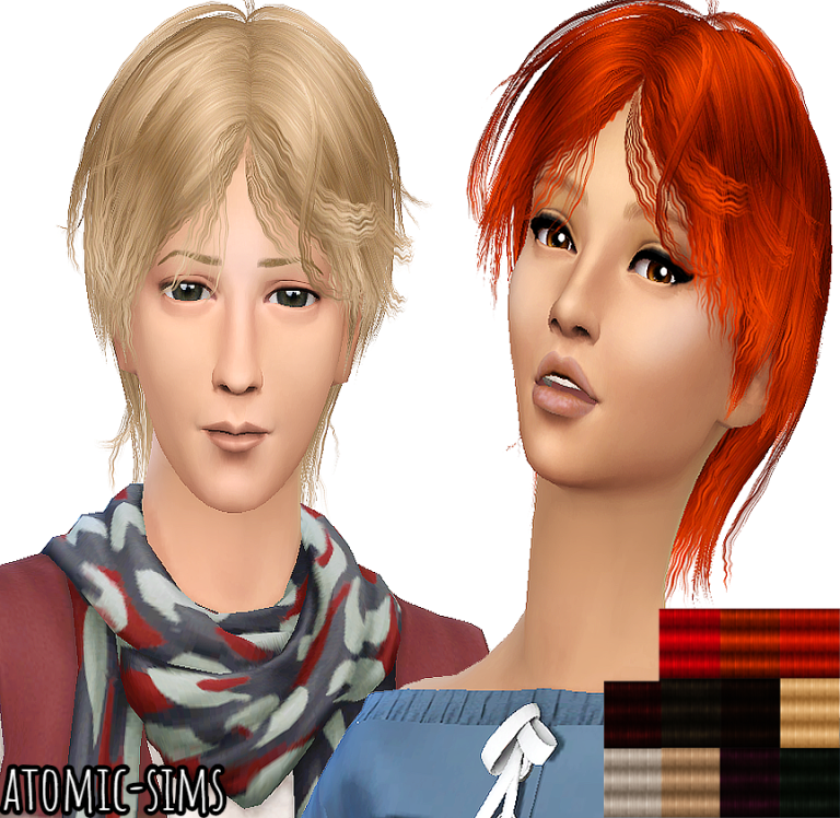 Newsea YU123 Neil unisex natural + neon - The Sims 4 Catalog