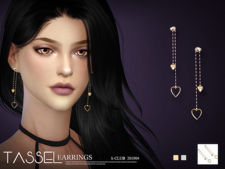 S-Club ts4 LL EARRINGS 201905 - The Sims 4 Catalog