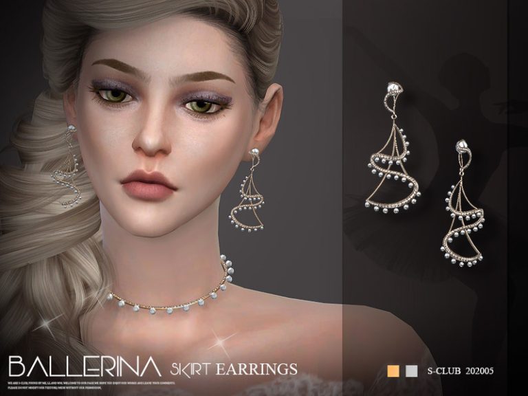 S-Club ts4 LL EARRINGS 202005 - The Sims 4 Catalog