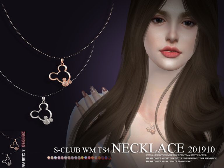 S-Club ts4 WM Necklace 201910 - The Sims 4 Catalog