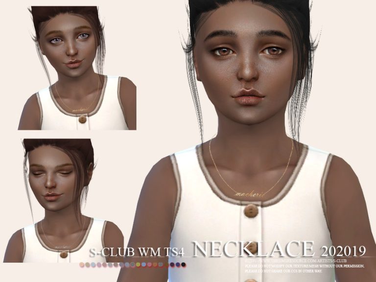 S-Club ts4 WM Necklace 202019 - The Sims 4 Catalog