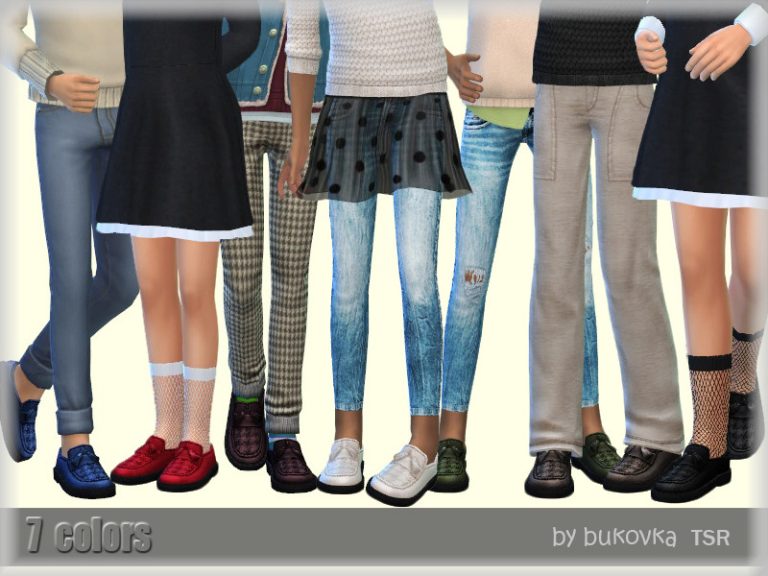 Shoes Loafers [child] - The Sims 4 Catalog