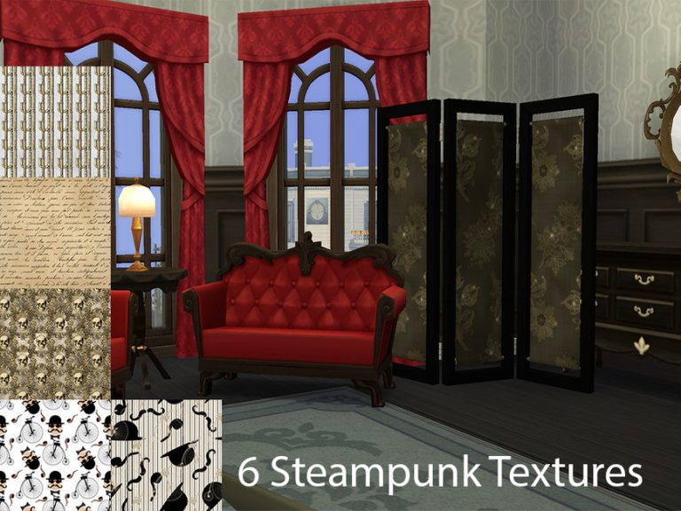 Steampunk Pattern Room Divider - Get To Work - The Sims 4 Catalog