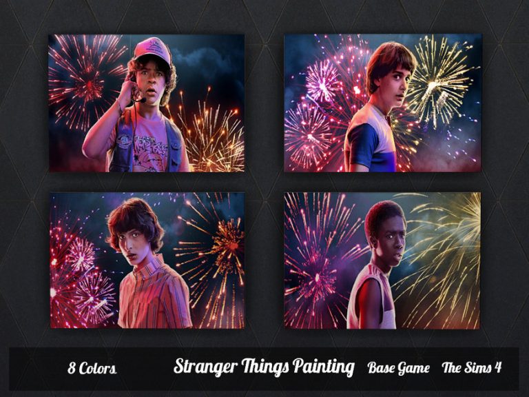Stranger Things Painting - The Sims 4 Catalog