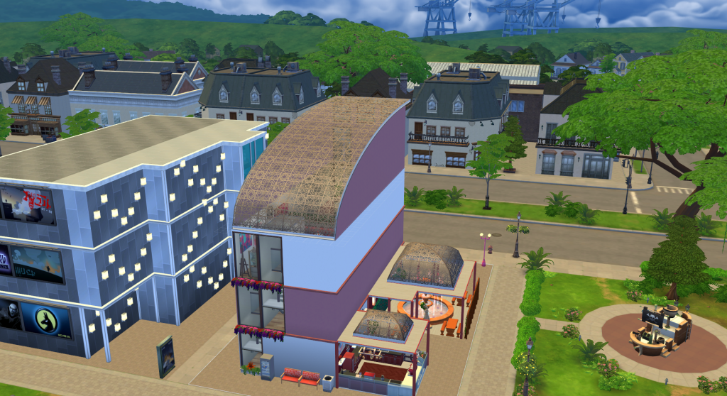 Pink Moderna Cafe and Bar - The Sims 4 Catalog