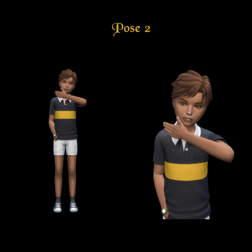 Child Pose Pack #2 - The Sims 4 Catalog