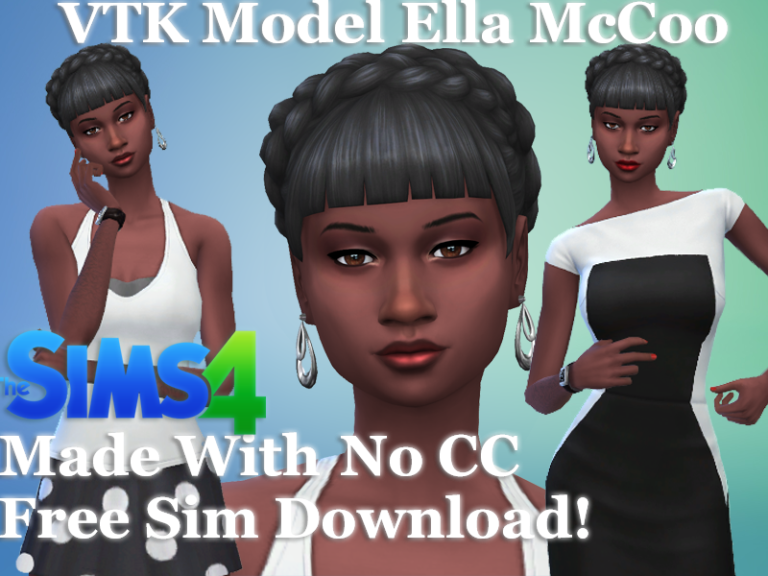 CC-Free Ella McCoo Free Download - The Sims 4 Catalog
