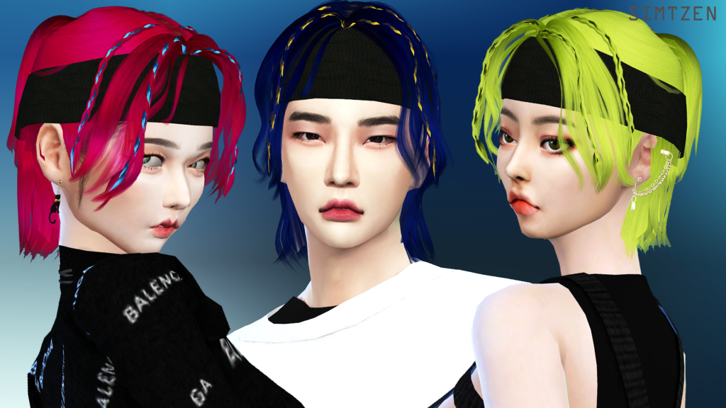 H002 STRAY KIDS Hwang Hyunjin's "God's Menu" Hairstyle - The Sims 4 Catalog