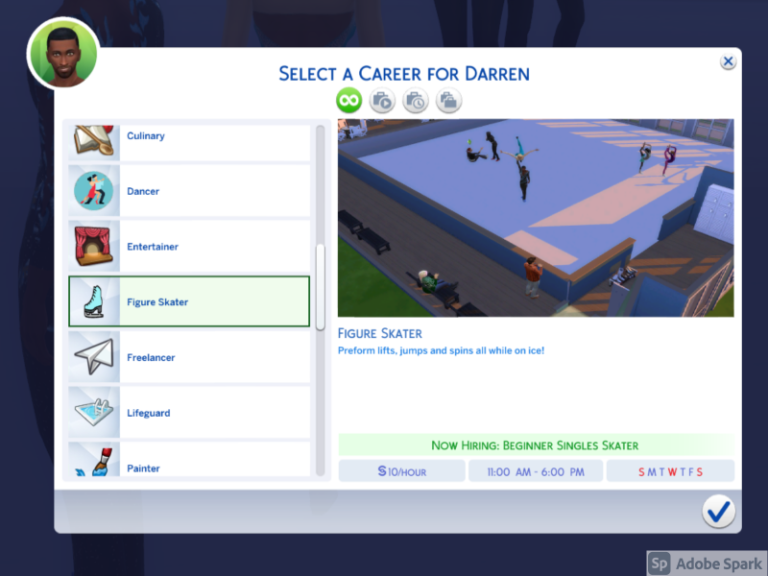 Ice Skating Career - The Sims 4 Catalog