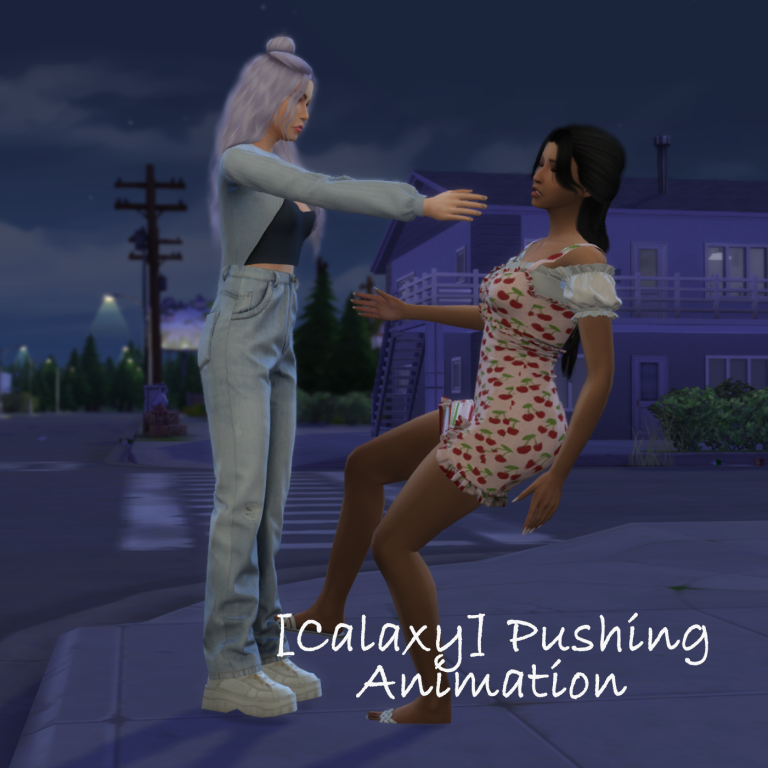 [Calaxy] Pushing Animation - The Sims 4 Catalog
