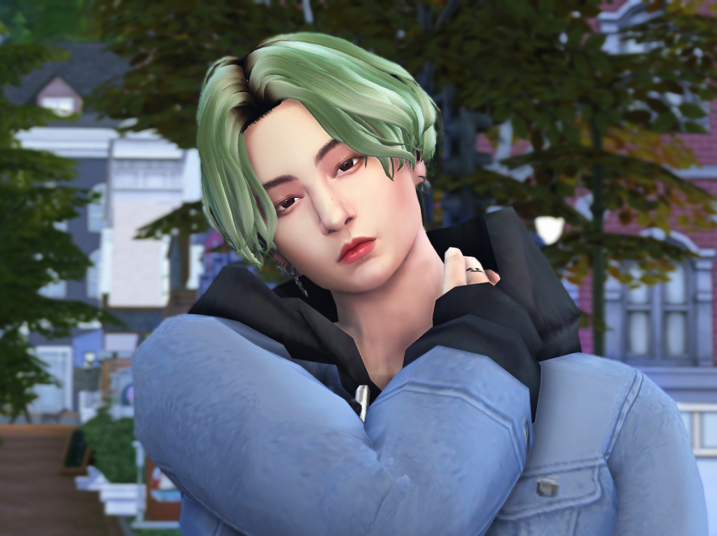 Kookie hair [BTS Jungkook] - The Sims 4 Catalog