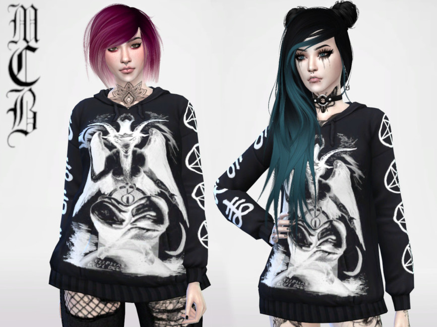 Baphomet Hoodie - The Sims 4 Catalog