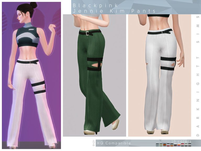 Blackpink-Jennie Kim Pants (Kill This Love) - The Sims 4 Catalog
