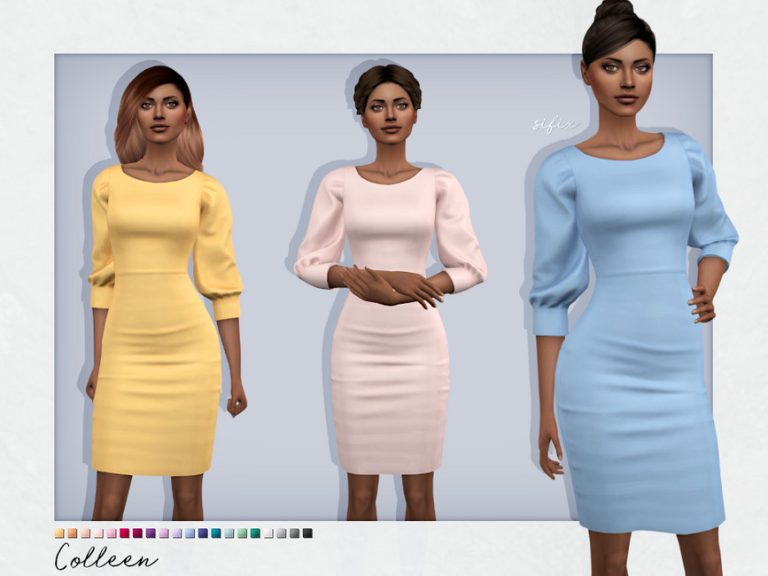 Colleen Dress - The Sims 4 Catalog