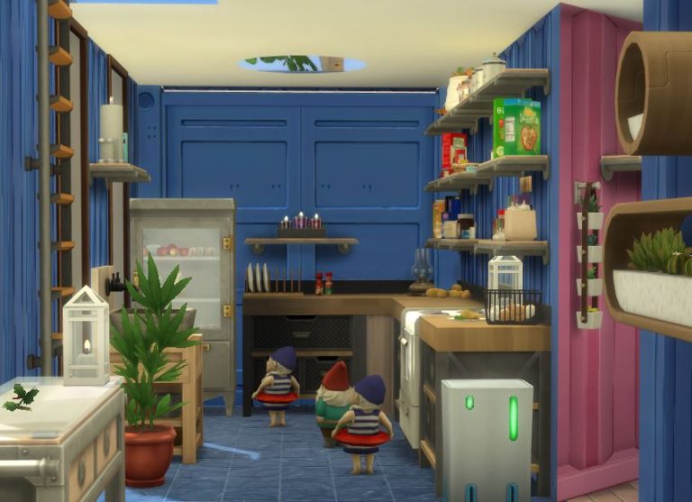 Repurposed Crates Home - The Sims 4 Catalog