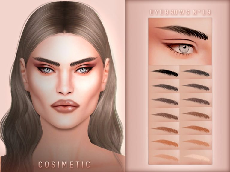 COSIMETIC Eyebrows N19 - The Sims 4 Catalog