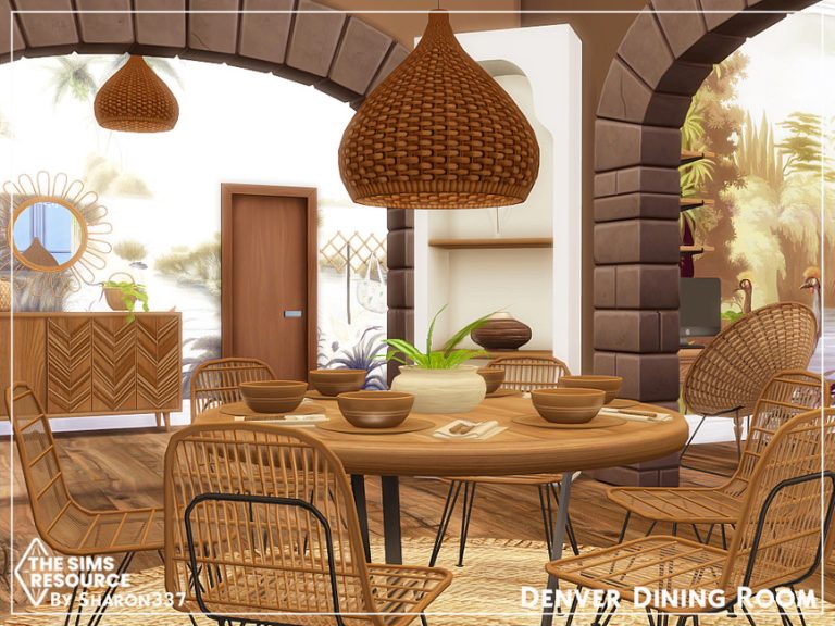 Denver Dining Room - The Sims 4 Catalog