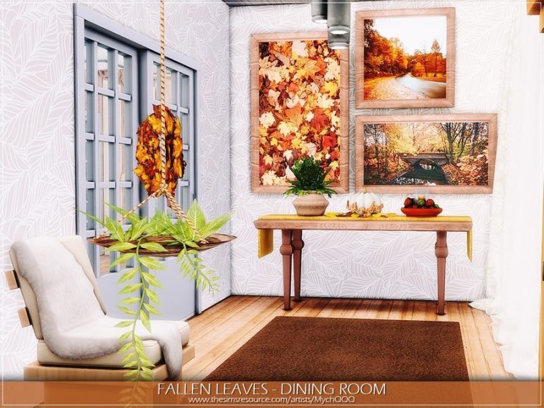 Fallen Leaves – Dining Room - The Sims 4 Catalog