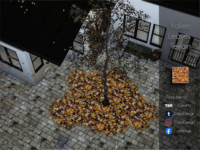 Fallen Leaves Terrain - The Sims 4 Catalog