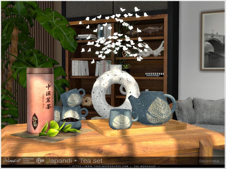 Japandi Tea set - The Sims 4 Catalog