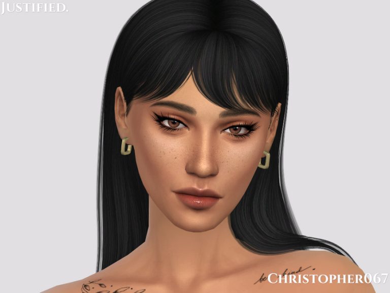 Justified Earrings / Christopher067 - The Sims 4 Catalog