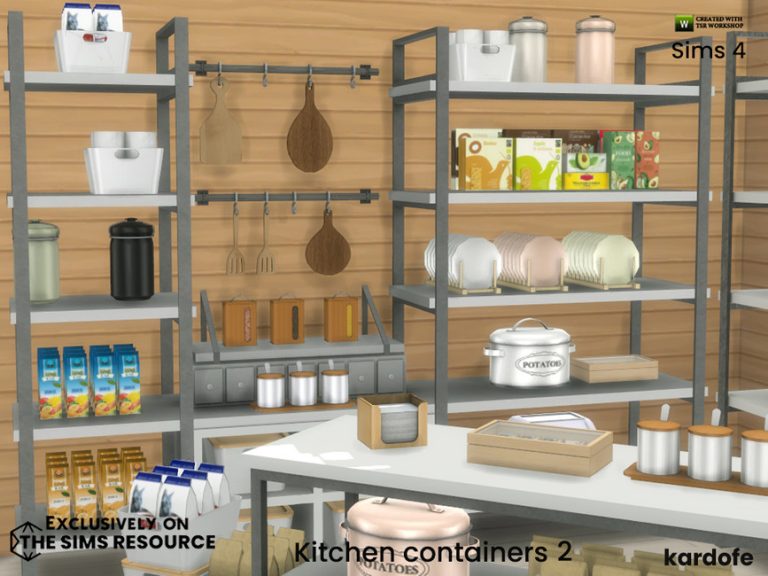 Kitchen containers 2 - The Sims 4 Catalog