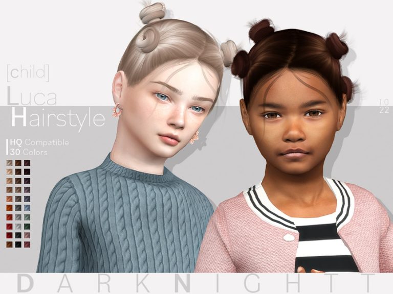 Luca Hairstyle [Child] - The Sims 4 Catalog