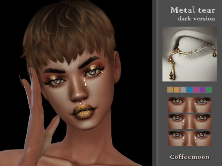 Metal tear (dark version) - The Sims 4 Catalog