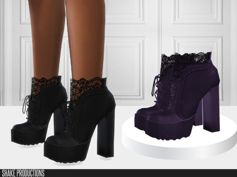 Modern Victorian Gothic Shoes 1 - The Sims 4 Catalog
