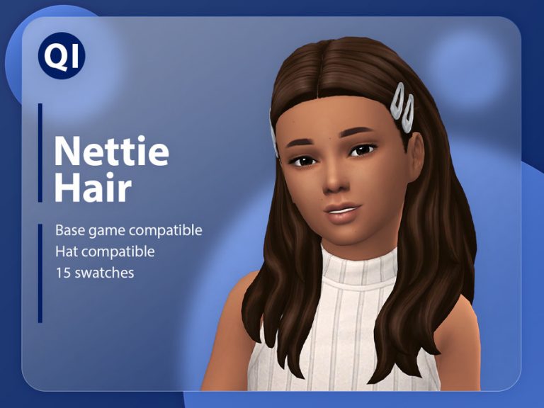 Nettie Hair - The Sims 4 Catalog