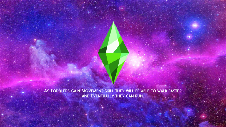 Pink and Purple galaxy loading screen background - The Sims 4 Catalog