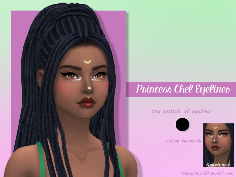 Princess Chel Eyeliner - The Sims 4 Catalog