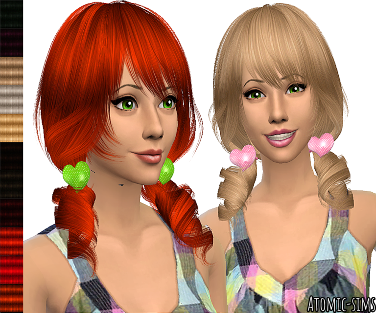 Peggyzone hair 5125 (Juice103) retexture - The Sims 4 Catalog