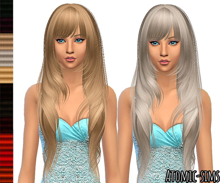 Peggyzone hair 6945 retexture - The Sims 4 Catalog