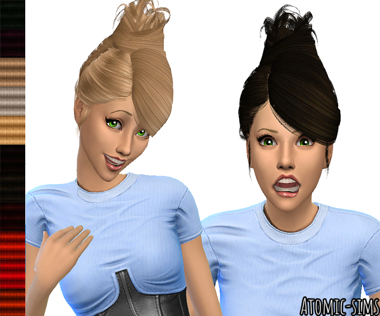 Peggyzone hair 8122 retexture - The Sims 4 Catalog