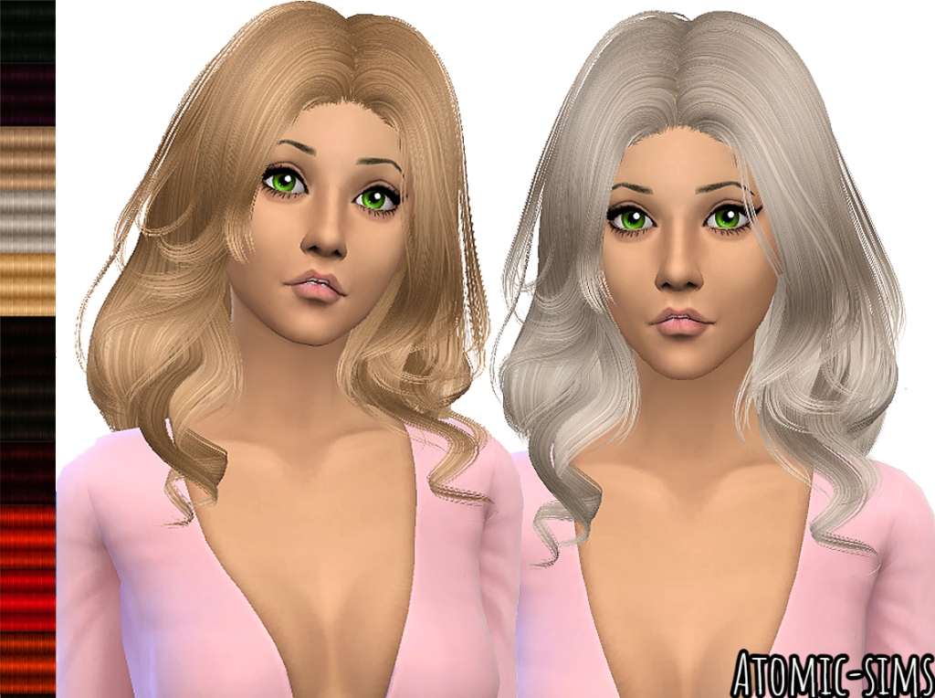 Peggyzone hair 5871 (Juice137) retexture - The Sims 4 Catalog
