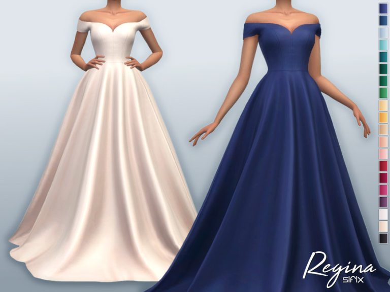 Regina Dress - The Sims 4 Catalog
