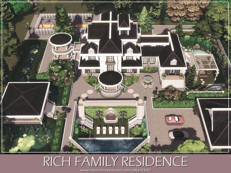 Rich Family Residence (Unfurnished) - The Sims 4 Catalog