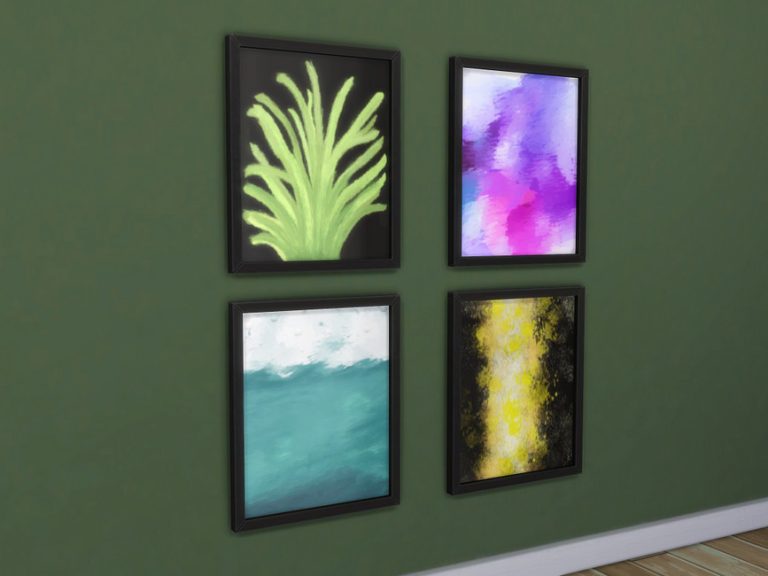 Roob’s Simple Abstract Paintings - The Sims 4 Catalog