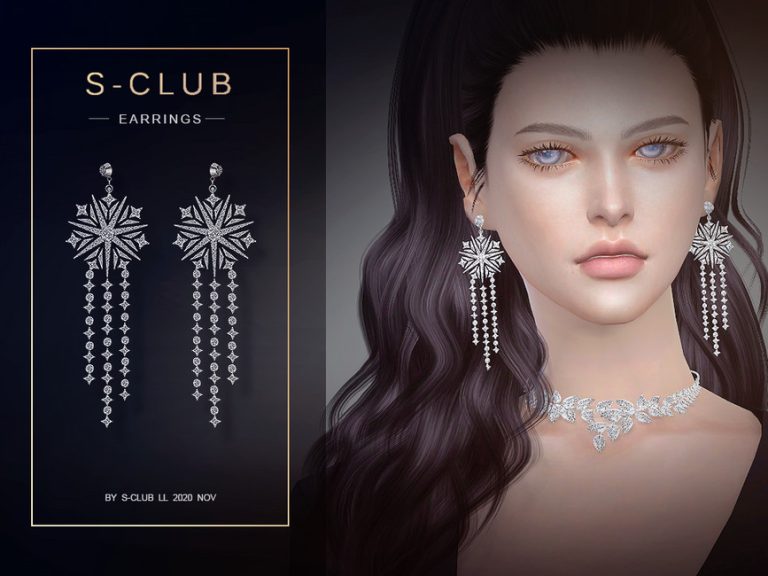 S-Club ts4 LL EARRINGS 202033 - The Sims 4 Catalog