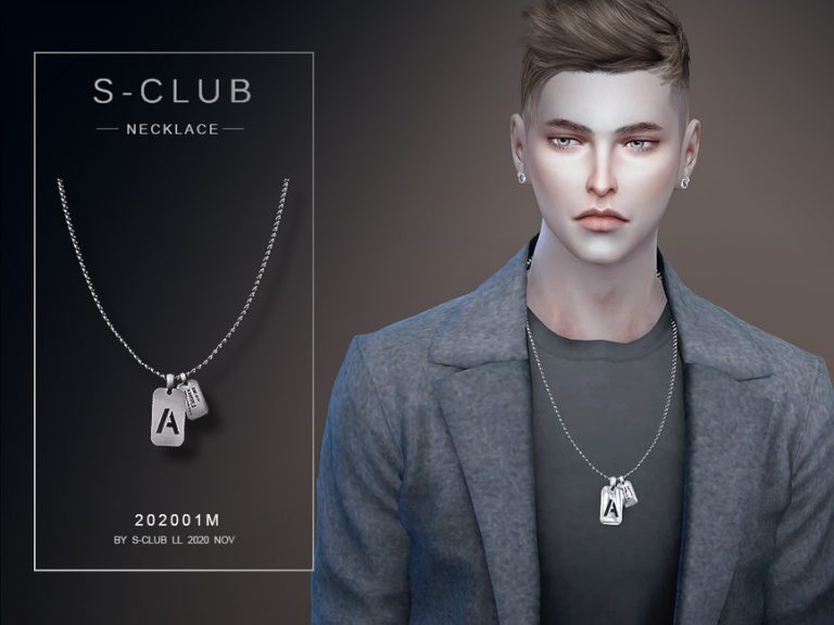S-Club ts4 LL Necklace 202001M - The Sims 4 Catalog