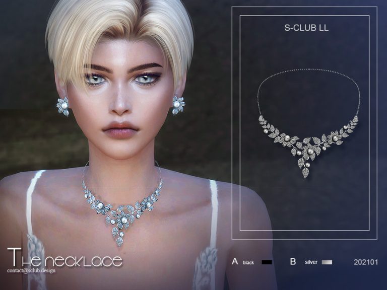 S-Club ts4 LL Necklace 202101 - The Sims 4 Catalog