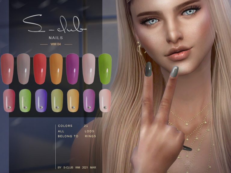 S-Club ts4 WM Nails 202104 - The Sims 4 Catalog