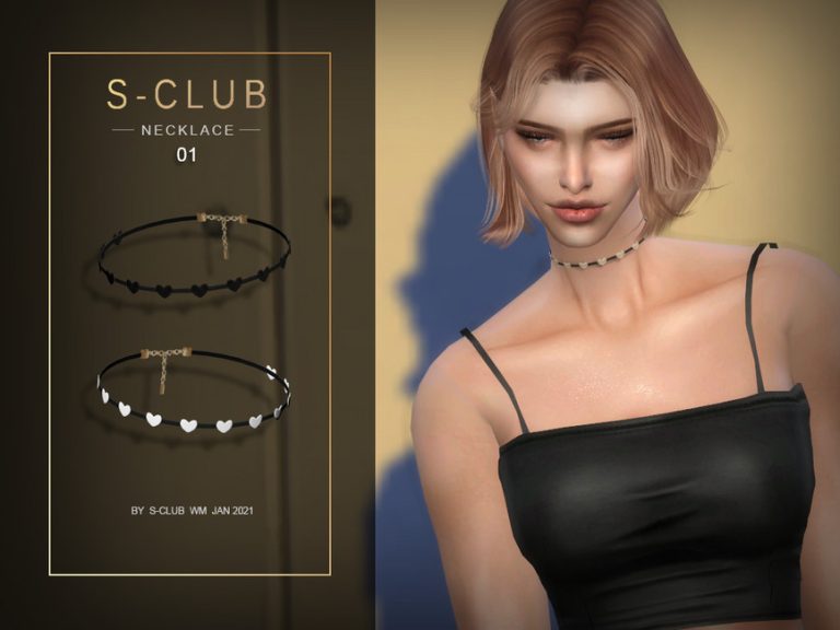 S-Club ts4 WM Necklace 202101 - The Sims 4 Catalog